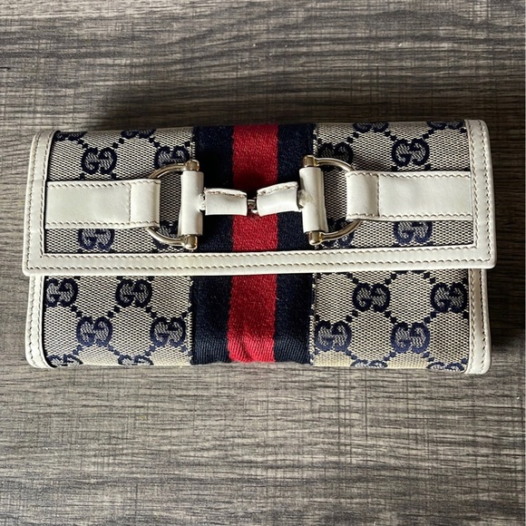 Gucci | Bags | Gucci Canvas Wallet | Poshmark